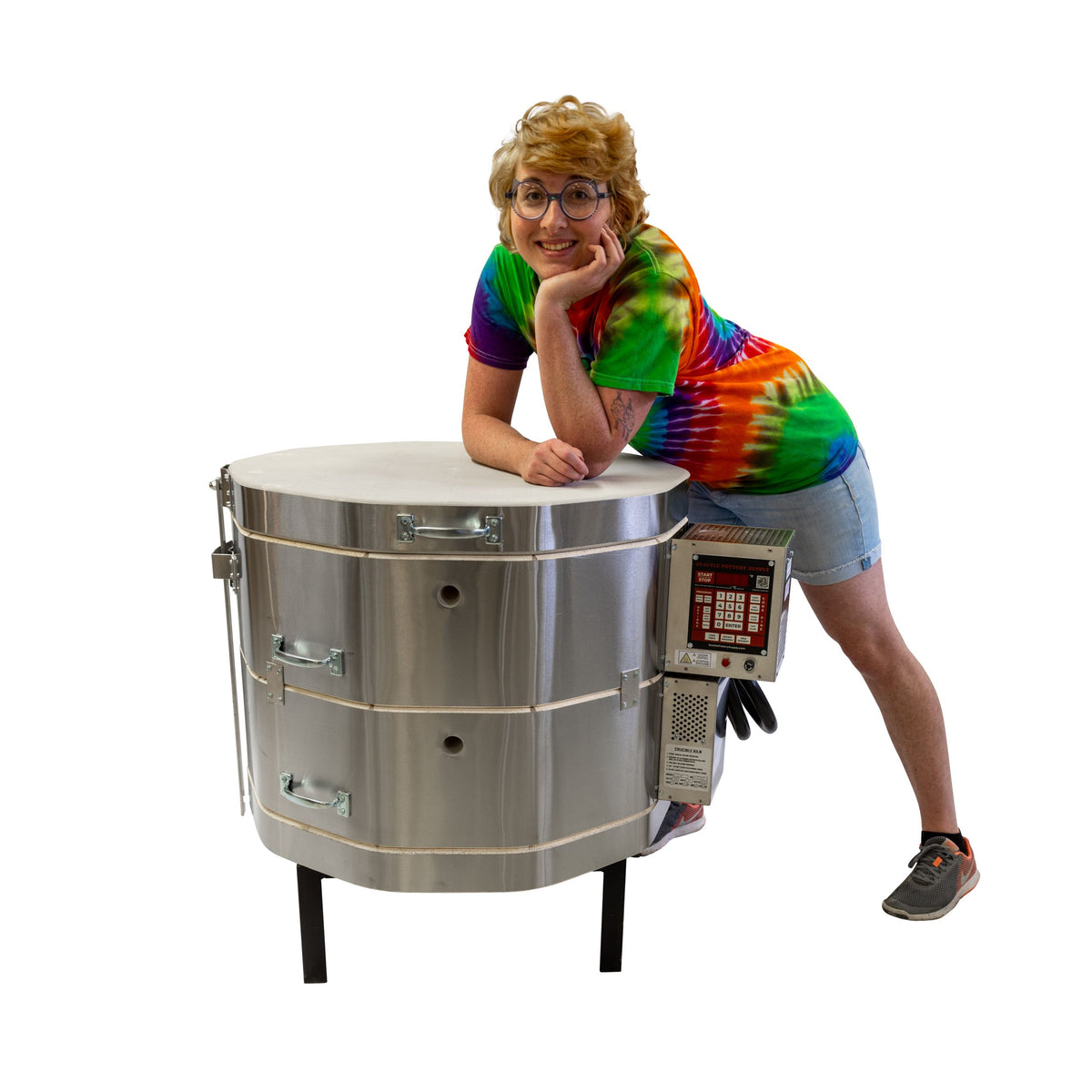 23" Top-Loading Electric Pottery Kiln | Seattle Pottery Supply