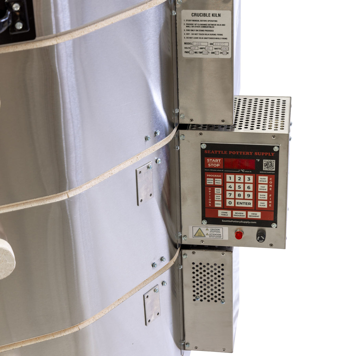28" Top-Loading Electric Pottery Kiln | Seattle Pottery Supply