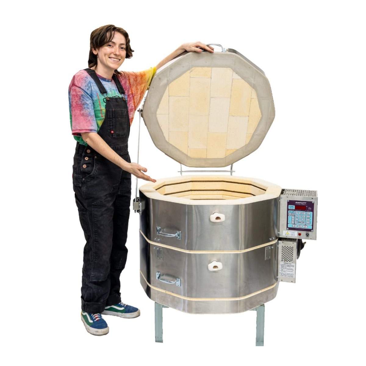 23" Top-Loading Electric Pottery Kiln | Seattle Pottery Supply