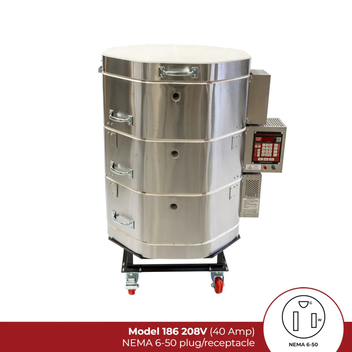 18" Top-Loading Electric Pottery Kiln | Seattle Pottery Supply