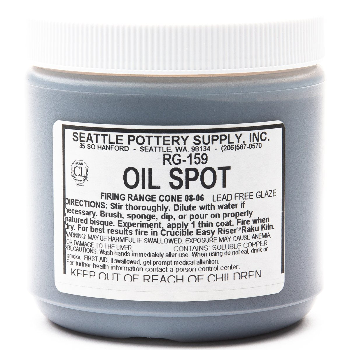 RG159 - Oil Spot | Seattle Pottery Supply